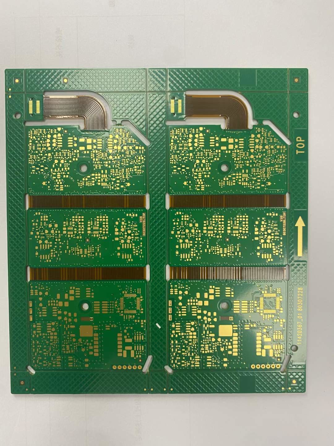 Rigid-Flex PCB Board with Hard Plating Surface Finish and Immersion ...